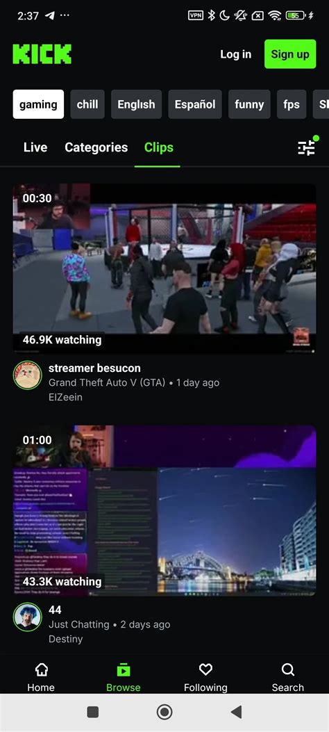 Kick Live Streamingyı Pcye Indirin Gameloop Yetkilisi