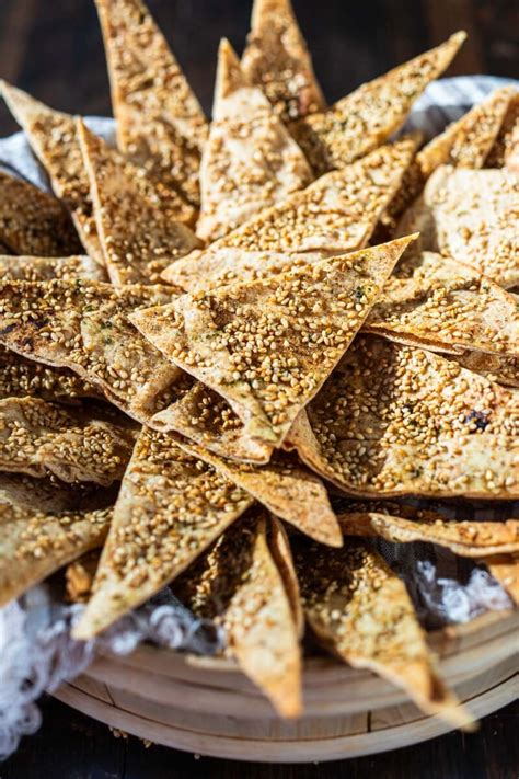 Crispy Homemade Pita Chips Feasting At Home
