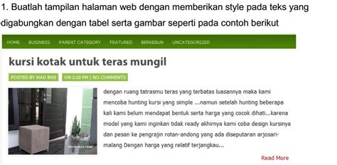Blog Program Web Contoh Script Htmlcss