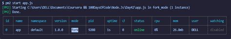 Production Process Manager Pm2 For Nodejs