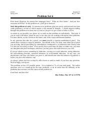 Exploring Context Free Languages PDAs Problem Set 6 Course Hero