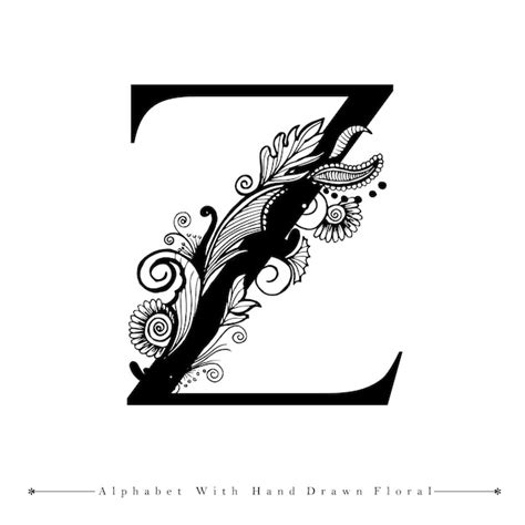 Premium Vector Alphabet Letter Z