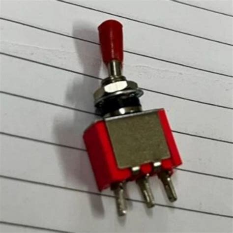 Plastic 3 Pin Toggle Switch Three Position Center Off At ₹ 11piece