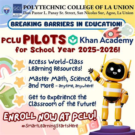 Big News Pcluans 🚨 Pclu Officially Pilots Khan Academy For Sy 2025