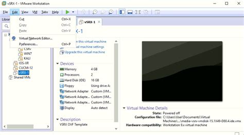 My Cybersecurity Journal Run Juniper Networks Vsrx Firewall In Vmware Workstation