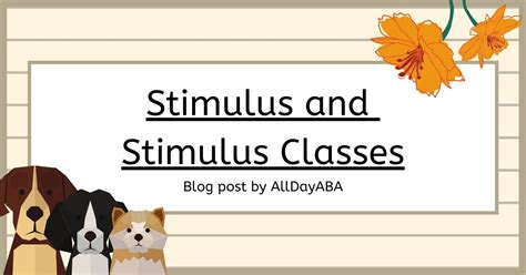 Stimulus And Stimulus Classes Aba Study Materials Section B 2