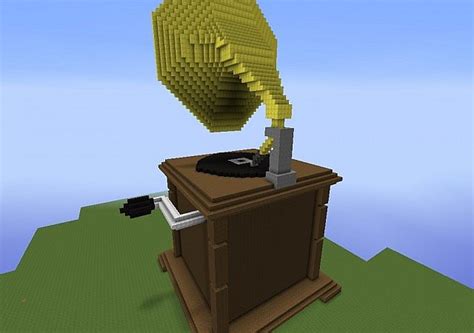 Phonograph Machine Record Player Minecraft Map