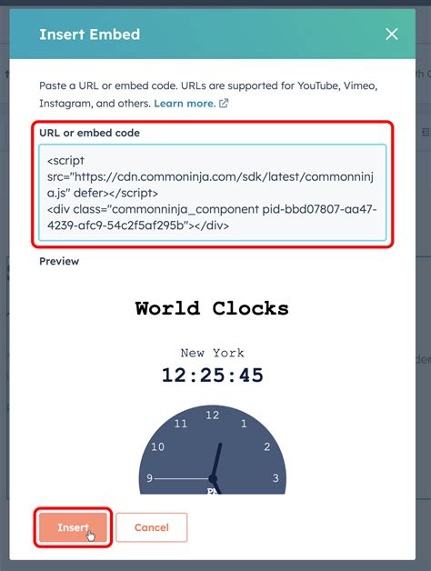 How To Add Common Ninjas Widgets To A Hubspot Website Common Ninja