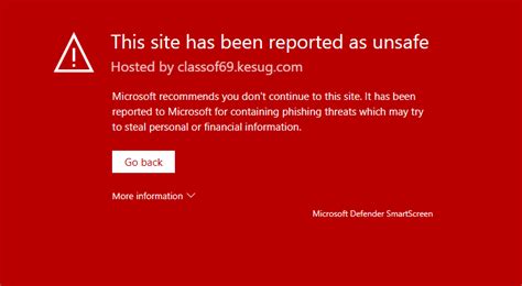 my website has been flagged by microsoft edge as unsafe 4 by yt xaos