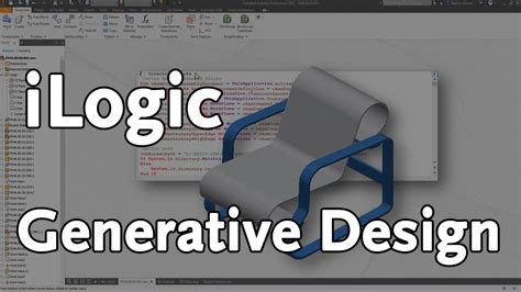 Ilogic A Generative Approach Autodesk Virtual Academy Youtube