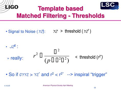 Ppt A Waveform Consistency Test For Binary Inspirals Using Ligo Data
