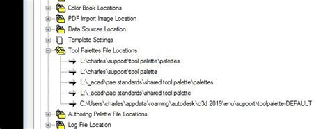 Solved Civil 3d Tool Palette Path Holding Multiple Paths Not Rewriting