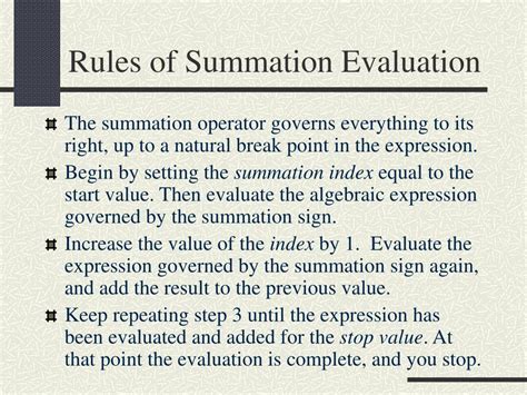 Ppt Subscript And Summation Notation Powerpoint Presentation Free Download Id 320890