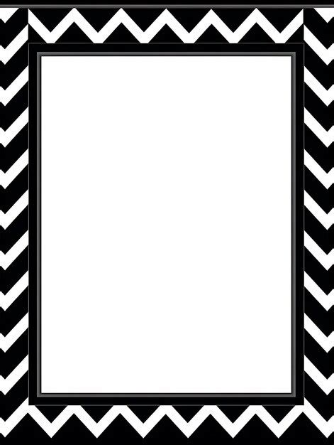 19000 Zigzag Frame Border Pictures