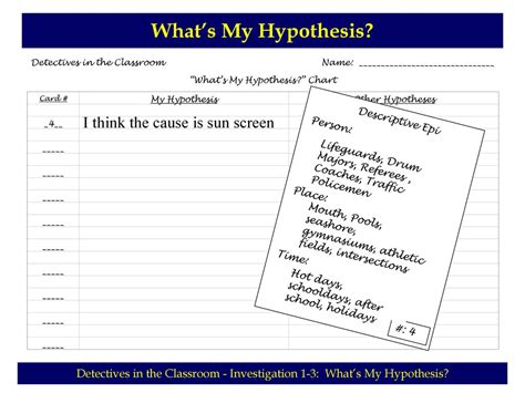 Source Activity Adapted From Detectives In The Classroom Ppt Download