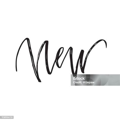 새로운 브러시 펜 필기 텍스트 레터링 벡터 일러스트 레이 션 격언에 대한 스톡 벡터 아트 및 기타 이미지 격언 고풍스런