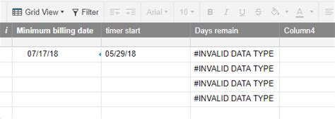 Invalid Data Type Unparsable For Date Countdown Smartsheet Community
