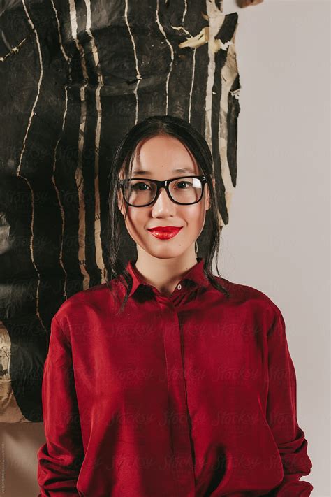 Asian Business Woman At Work By Stocksy Contributor Victor Torres Stocksy