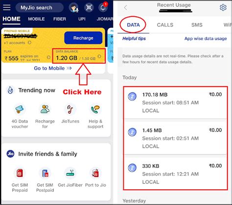 How To Check Jiofi Data Balance Padron Prataturry