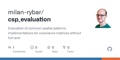 Github Milan Rybarcspevaluation Evaluation Of Common Spatial