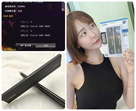 美光 Crucial Pro Ddr5 5600 16gbx2 桌上型記憶體 開箱體驗 Pcdvd數位科技討論區