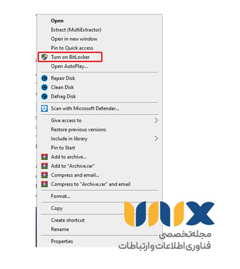 ️آموزش کامل رمزگذاری روی فلش مموری بدون استفاده از نرم افزار یونیکس مگ