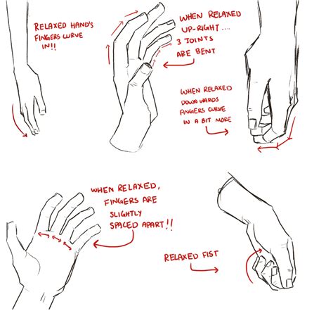 Relaxed Hand Reference
