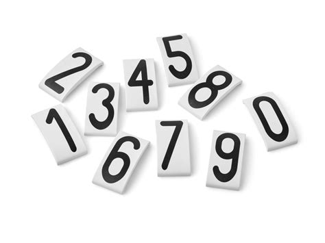 individual number plates