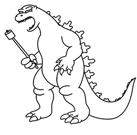 고질라 8 색칠하기