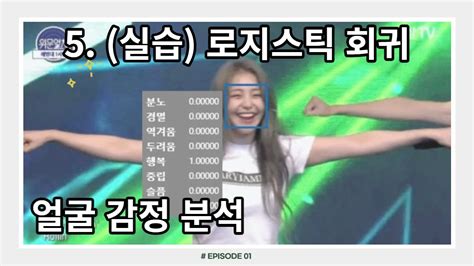 5 로지스틱 분류 작업 실습을 해봅니다 Youtube