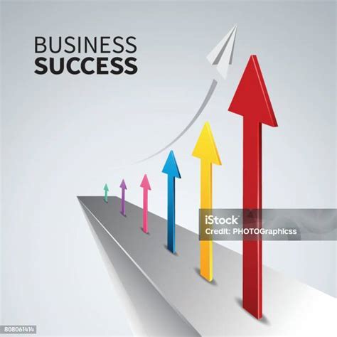 종이 비행기 비행 목표 성공 비즈니스 높은 이익 개념의 화살표 그래프 개념에 대한 스톡 벡터 아트 및 기타 이미지 개념 개념 기호 그래프 Istock