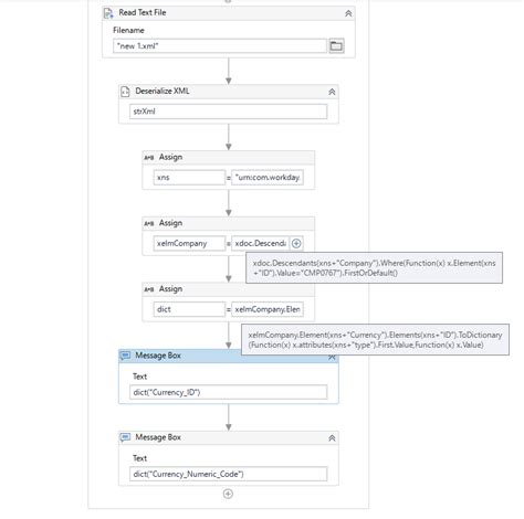 Get Values Of Attribute And Descriptor From Xml Studio UiPath