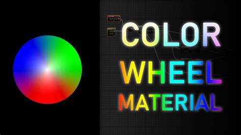 unreal engine color picker widget part 1 color wheel material r unrealenginetutorials