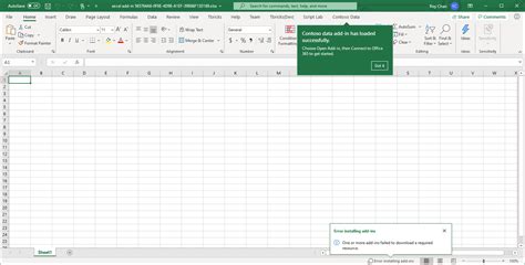 Excel Shared Runtime Scenario Cannot Be Run On Excel Version 2008