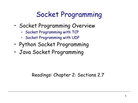 Ppt Socket Programming Powerpoint Presentation Free Download Id9170518