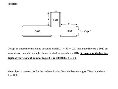 Problem Design An Impedance Matching Circuit Studyx Problem Design An Impedance Matching Circuit Studyx