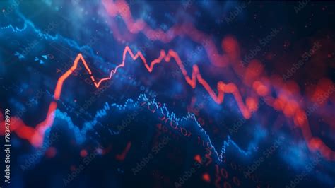 Profit Graph Of Stock Market Indicator Abstract Stock Data Concept Stock Financial Statistic