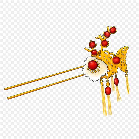 금속 제품 황금 머리카락 붉은 보석 여자 일러스트 머리 장식 만화 삽화 머리 핀 금속 제품 Png 일러스트 및 Psd 이미지 무료 다운로드 Pngtree