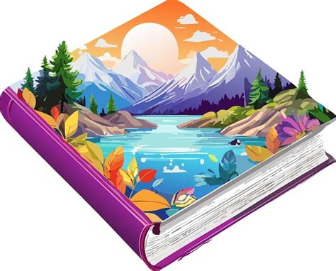 Иллюстрация к книге Премиум Ai сгенерированный вектор