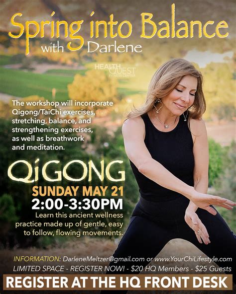 Qigong Workshop Spring Into Balance — Healthquest