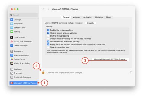 How To Uninstall Ntfs For Mac Using System Settings Ntfs For Mac Help Center