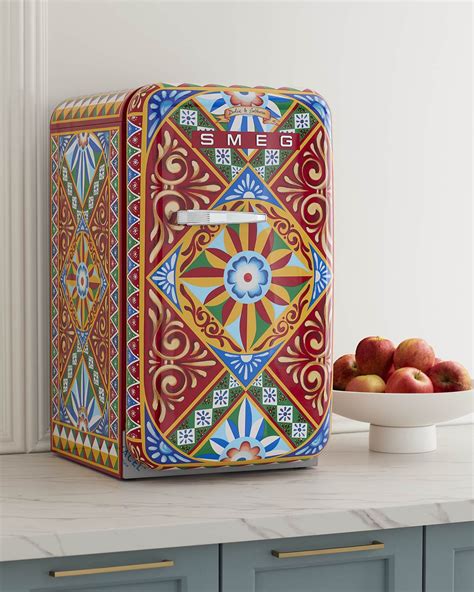 Smeg X Dolceandgabbana Sicily Is My Love Fab5 Mini Fridge Mini Fridge