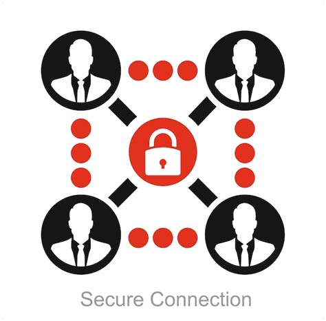 Premium Vector Secure Connection And Network Icon Concept