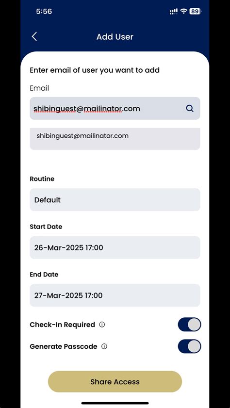 How To Generate Passcode Using Mobile Application Keyless