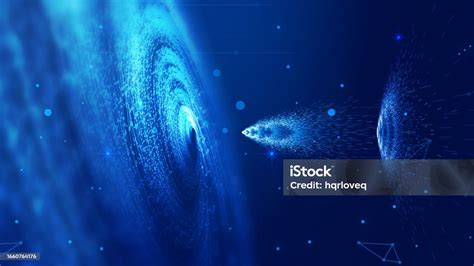 우주 입자 소용돌이 인터넷 과학 기술 빅 데이터 배경 0명에 대한 스톡 벡터 아트 및 기타 이미지 0명 3차원 형태 가상현실 Istock