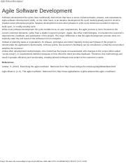 Agile Software Development Pdf Agile Software Development Agile Software Development Software