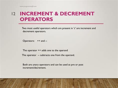 Operators In Computer Programming Presentation Ppt
