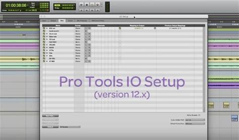 Video Tutorial Input Output Setup In Pro Tools 12