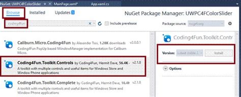 Changing StackPanel Background Using Coding4fun ColorSlider Control In UWP With XAML And C