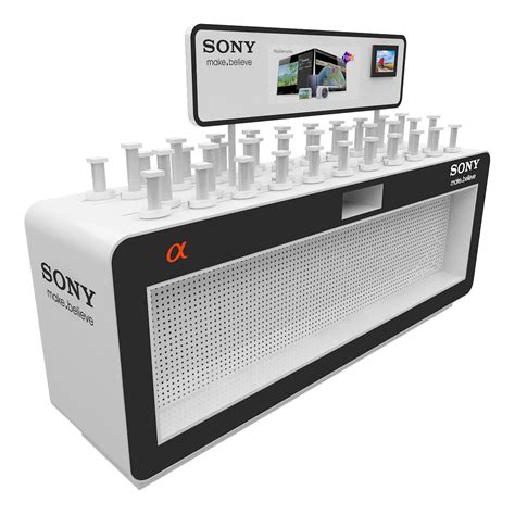 Изготовление бренд-зоны Sony — КНК-мебель